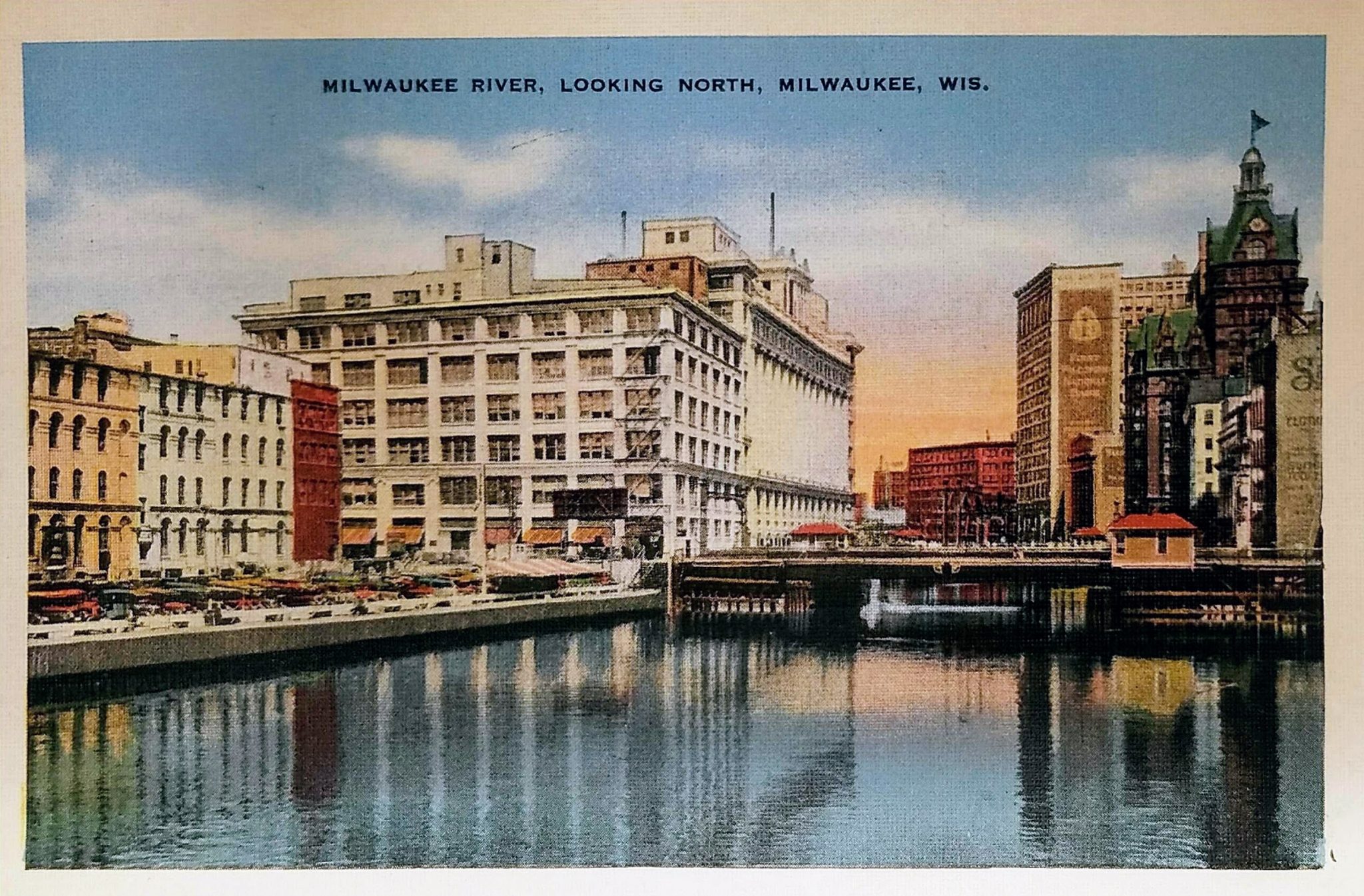 Tags: milwaukee river , Postcard